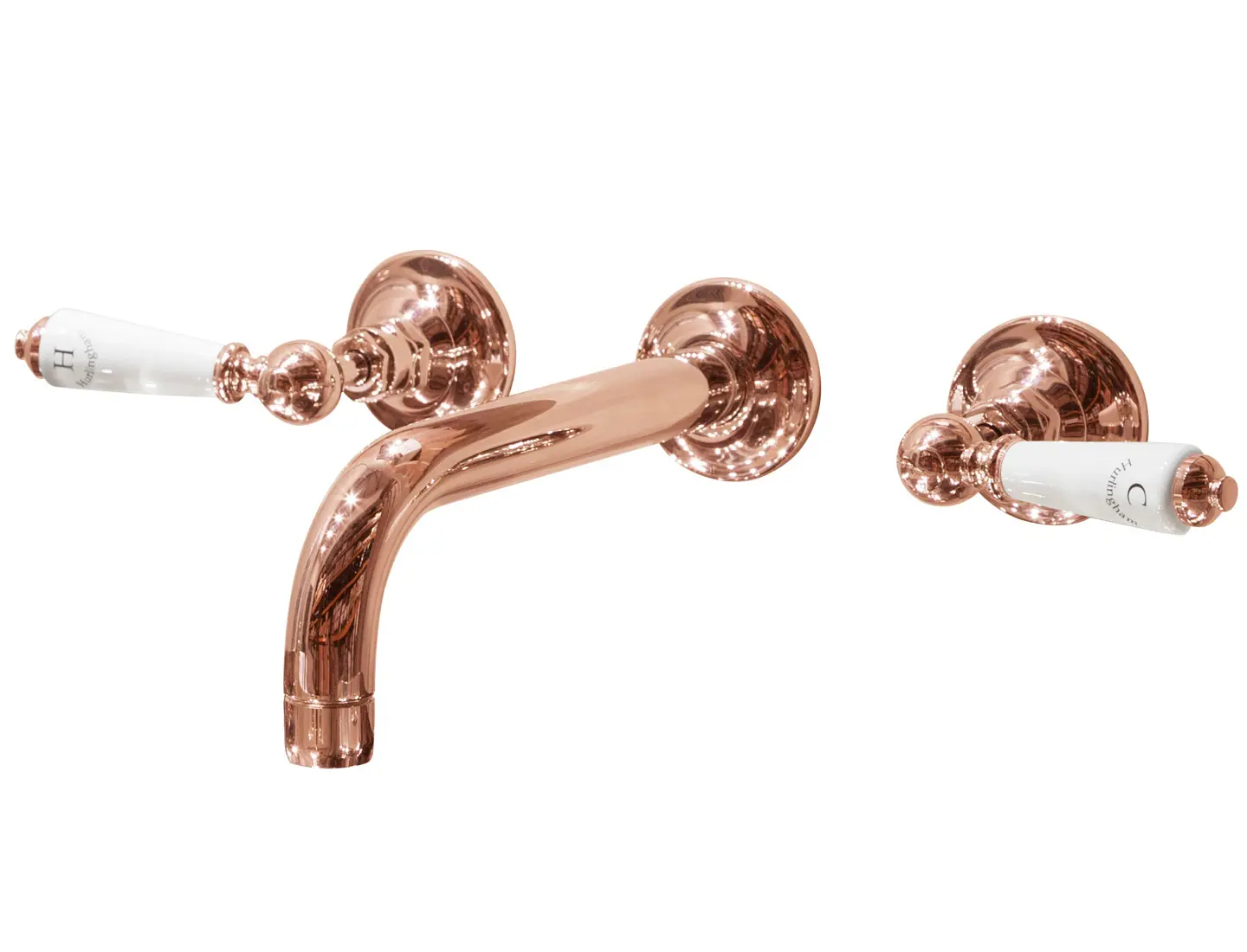 Wall Mounted Basin Mixer Taps Copper | Renaissance At Home